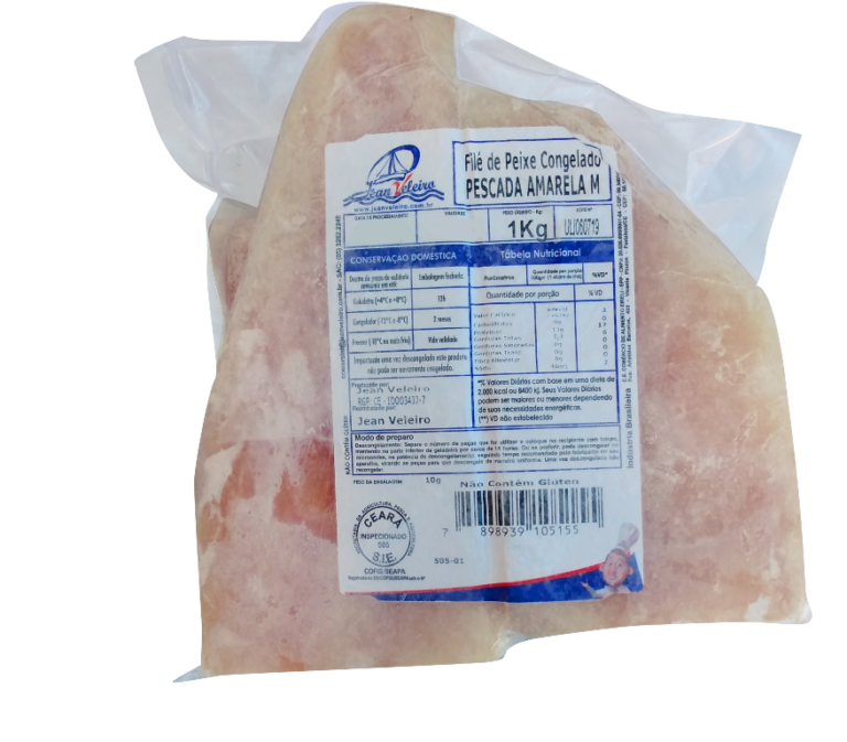 Filé de Pescada Amarela kg - Jean Veleiro Pescados